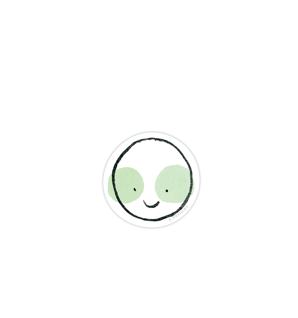 Green Cheeks Sticker E Frances Wholesale