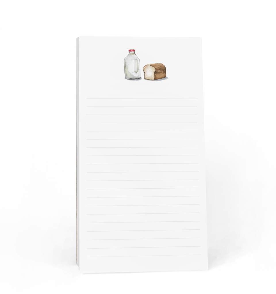 Milk and Bread Notepad – E. Frances Wholesale