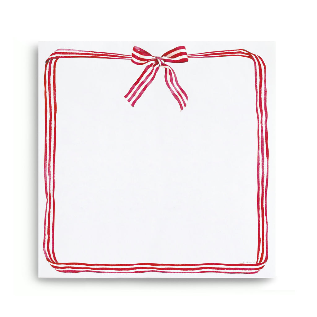 Red Ribbon Candy Chunky Notepad – E. Frances Wholesale